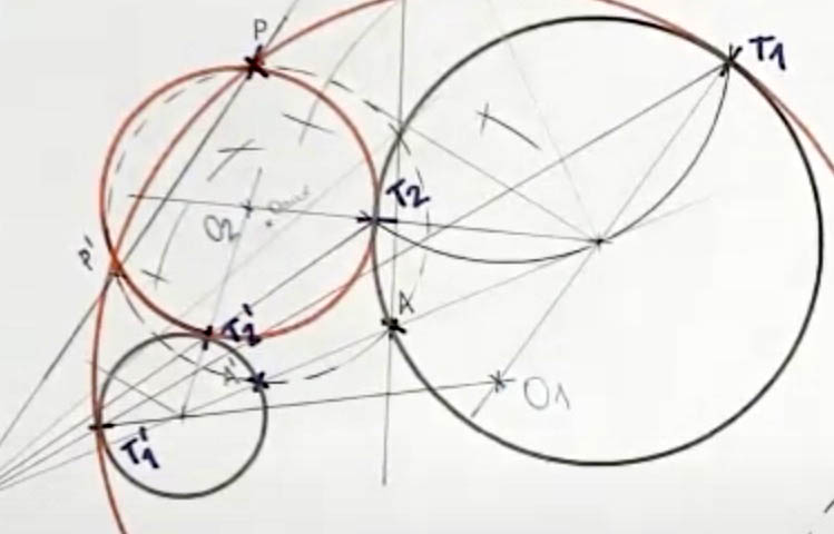 Examen resuelto de tangencias - Dibujo Técnico