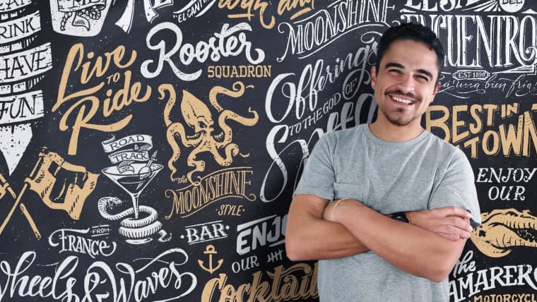 Lettering de gran formato - Curso online
